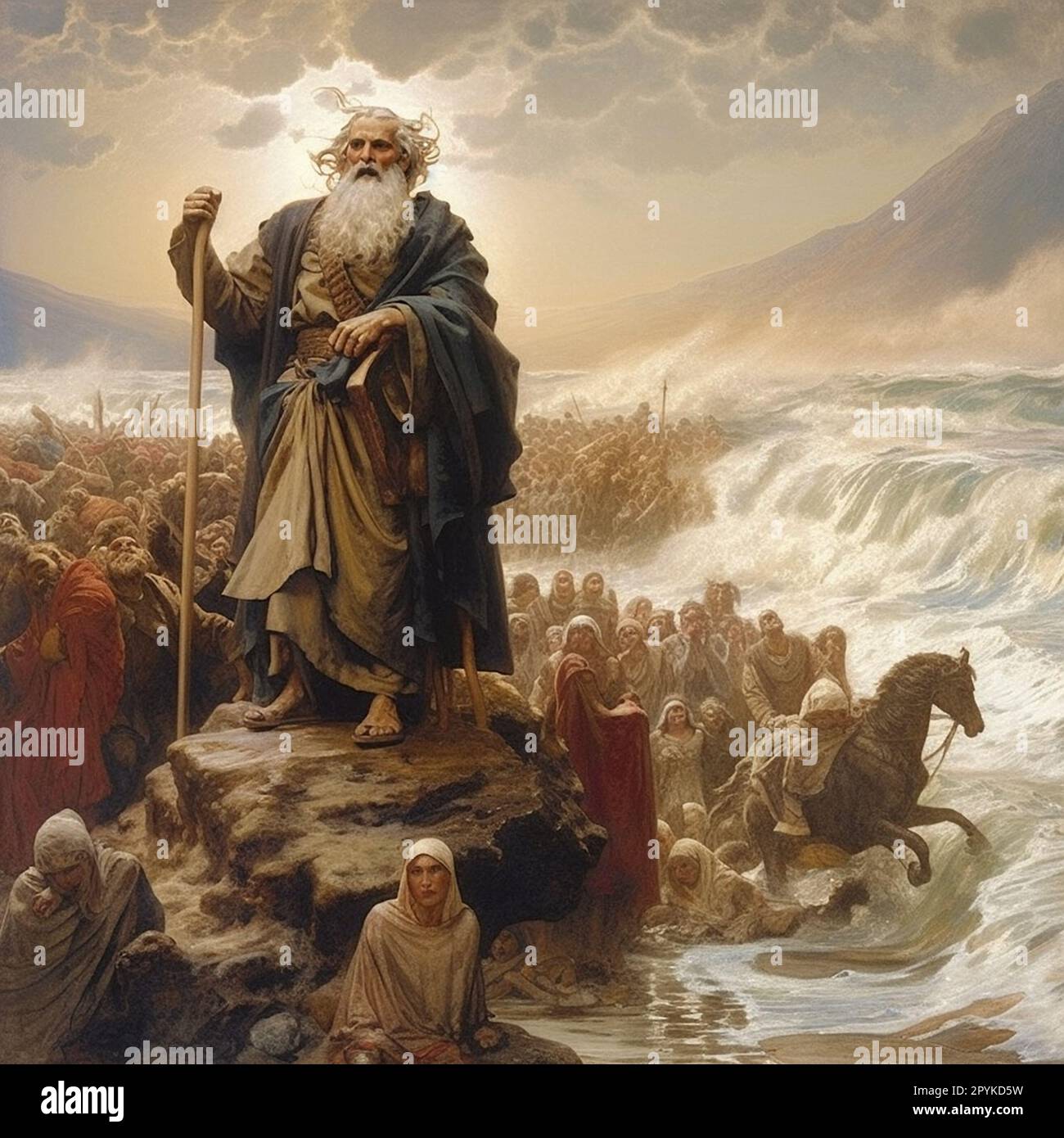 Moses leading the israelites hi-res stock photography and images - Alamy