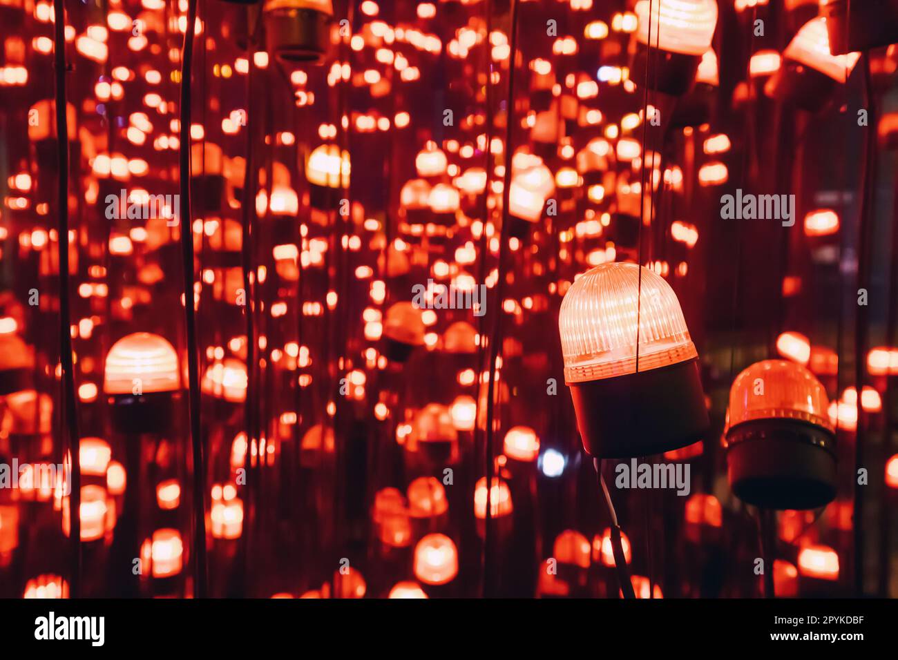 Many illuminated and glowing red flash as background Stock Photo - Alamy