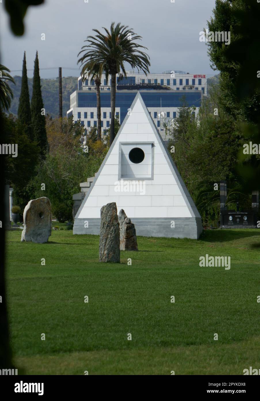 Los Angeles, California, USA 1st May 2023 Pyramid Mausoleum at ...