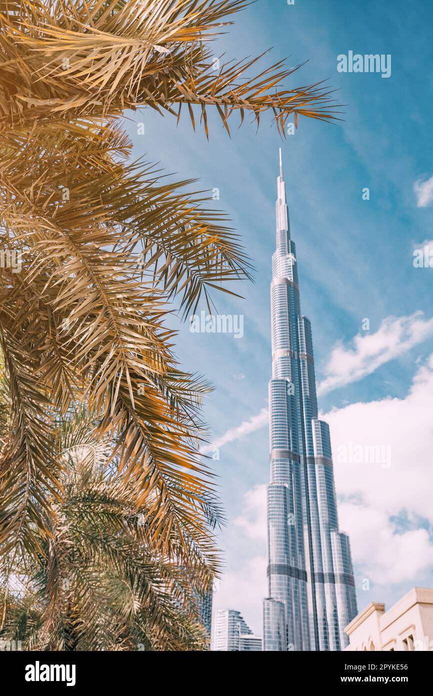 18 January 2023, Dubai, UAE: Burj Khalifa highest building in the world ...