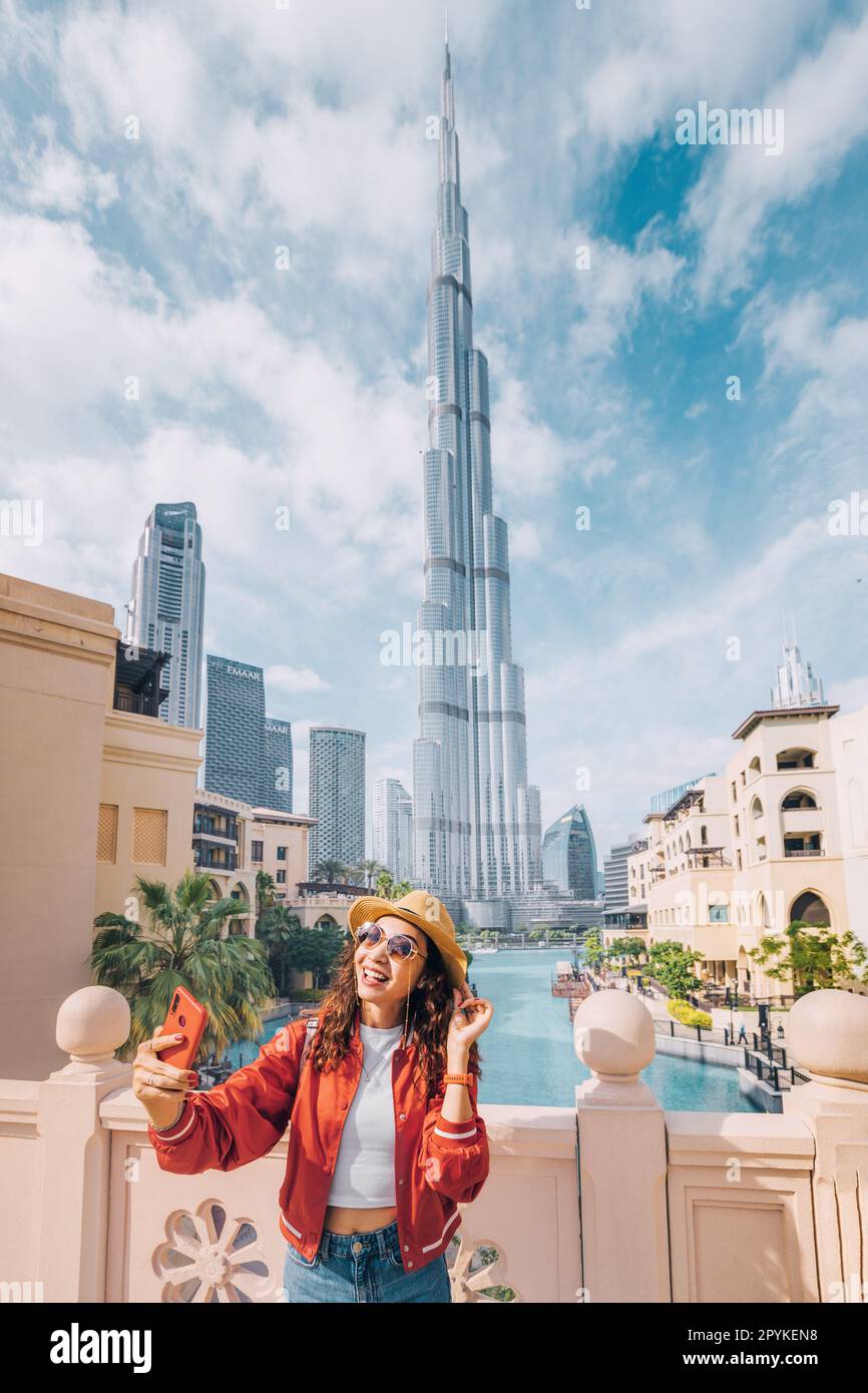 happy tourist asian girl taking selfie photos for her travel blog, in ...