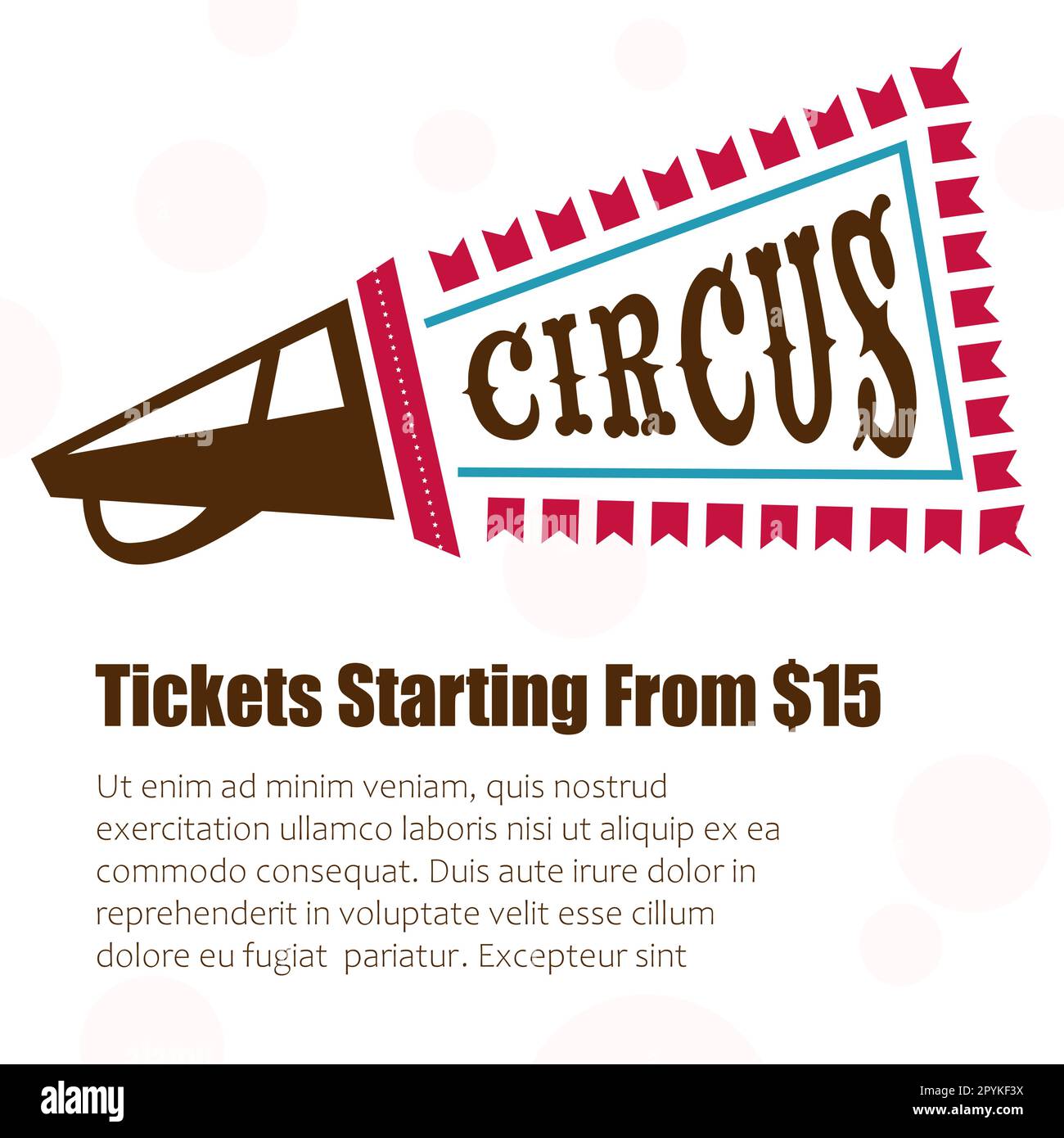 Vintage circus poster from Stock Vector Images - Alamy