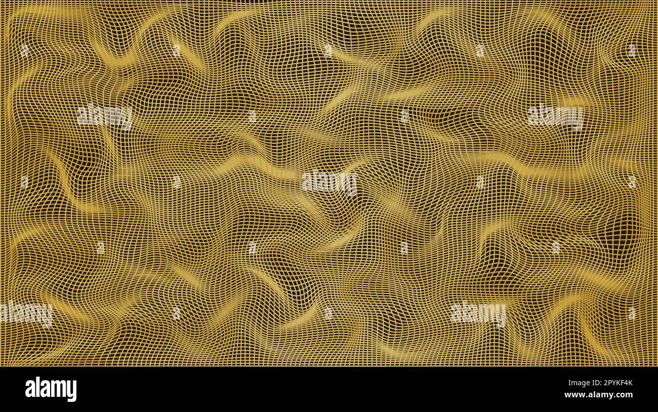 Twisted and gold grid vector background Stock Vector Image & Art - Alamy