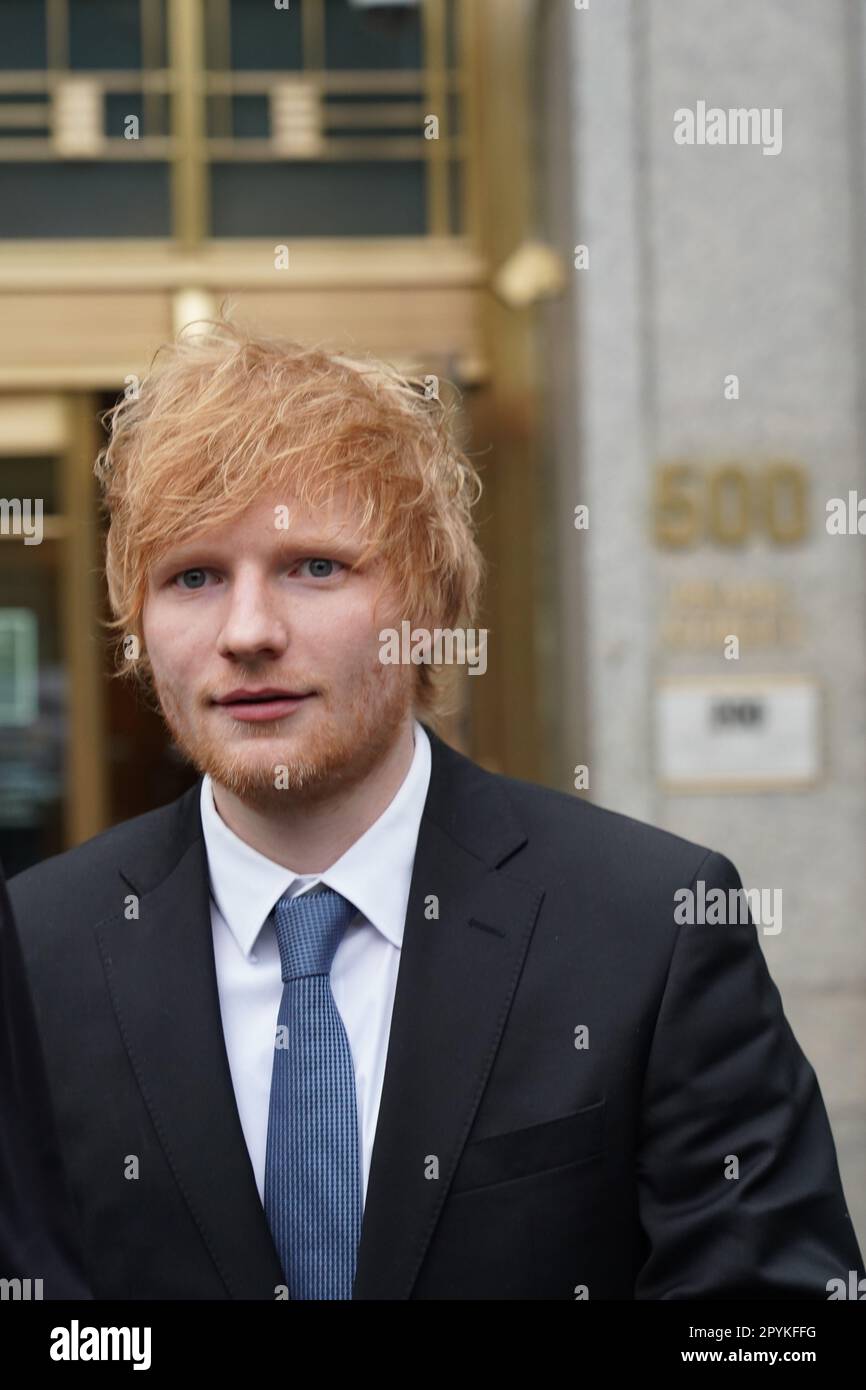 Ed sheeran leaves court in hi-res stock photography and images - Alamy