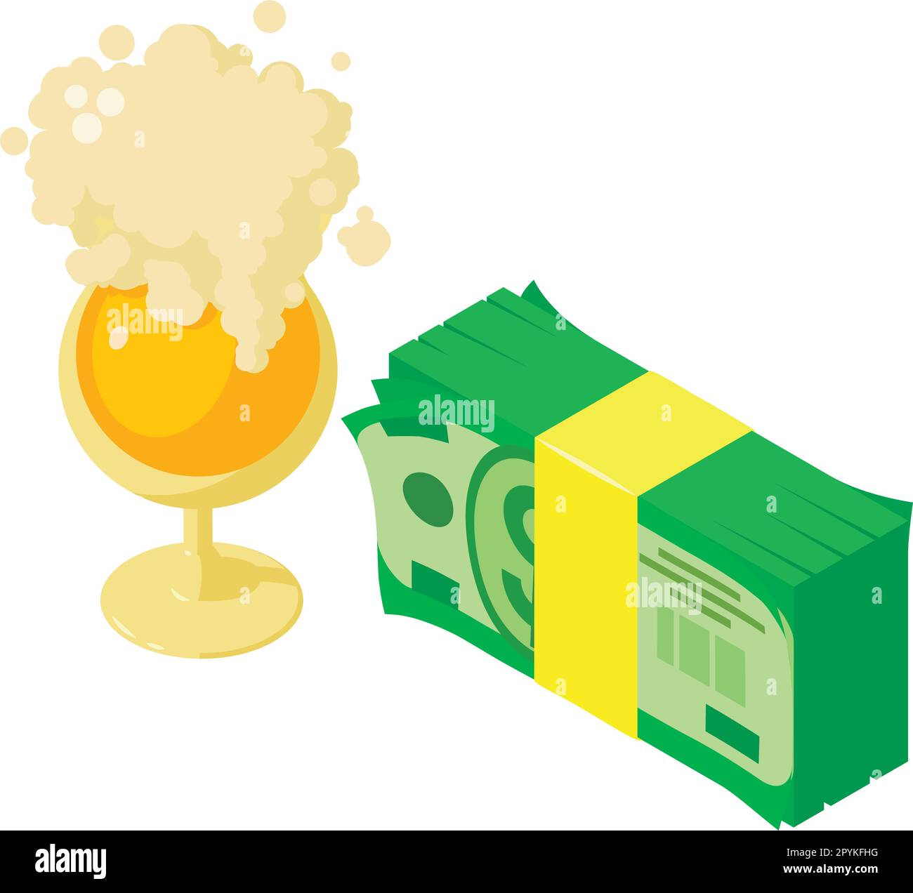 Beer bill Stock Vector Images - Alamy