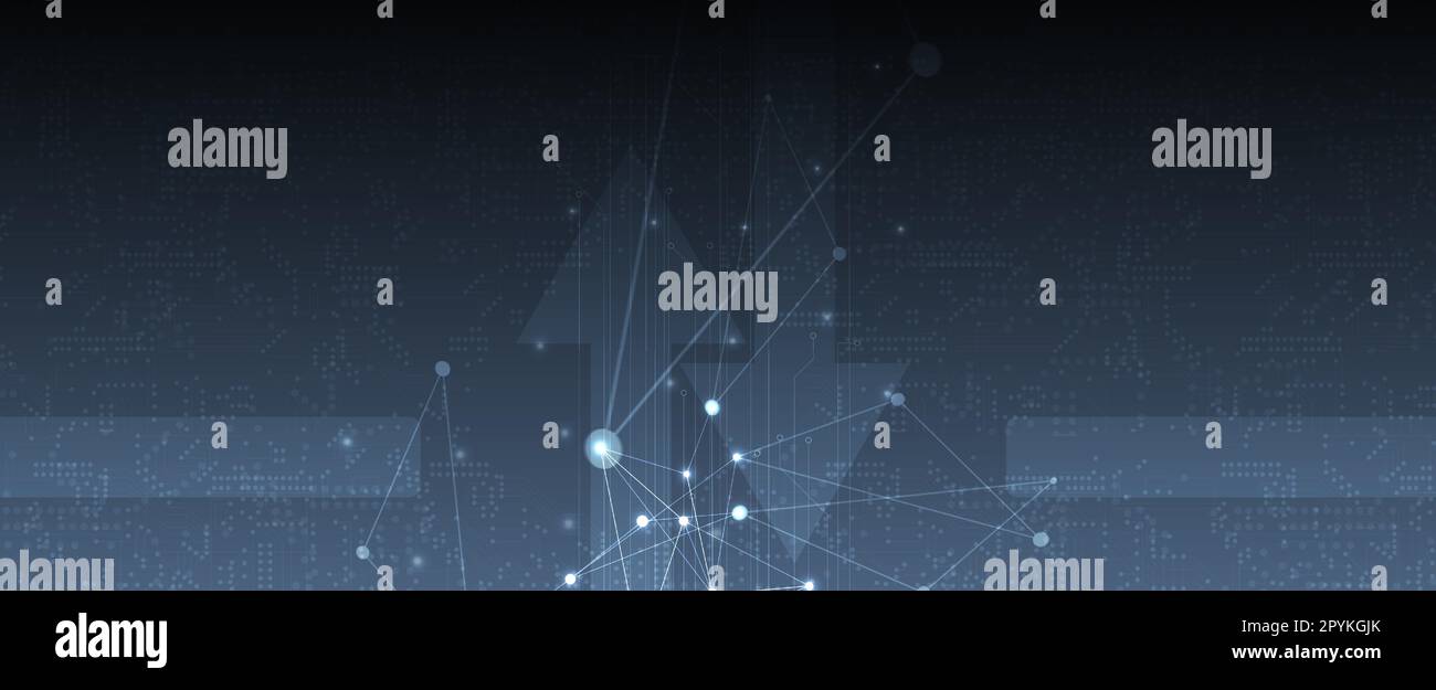 Neural network concept. Connected cells with links. High technology ...