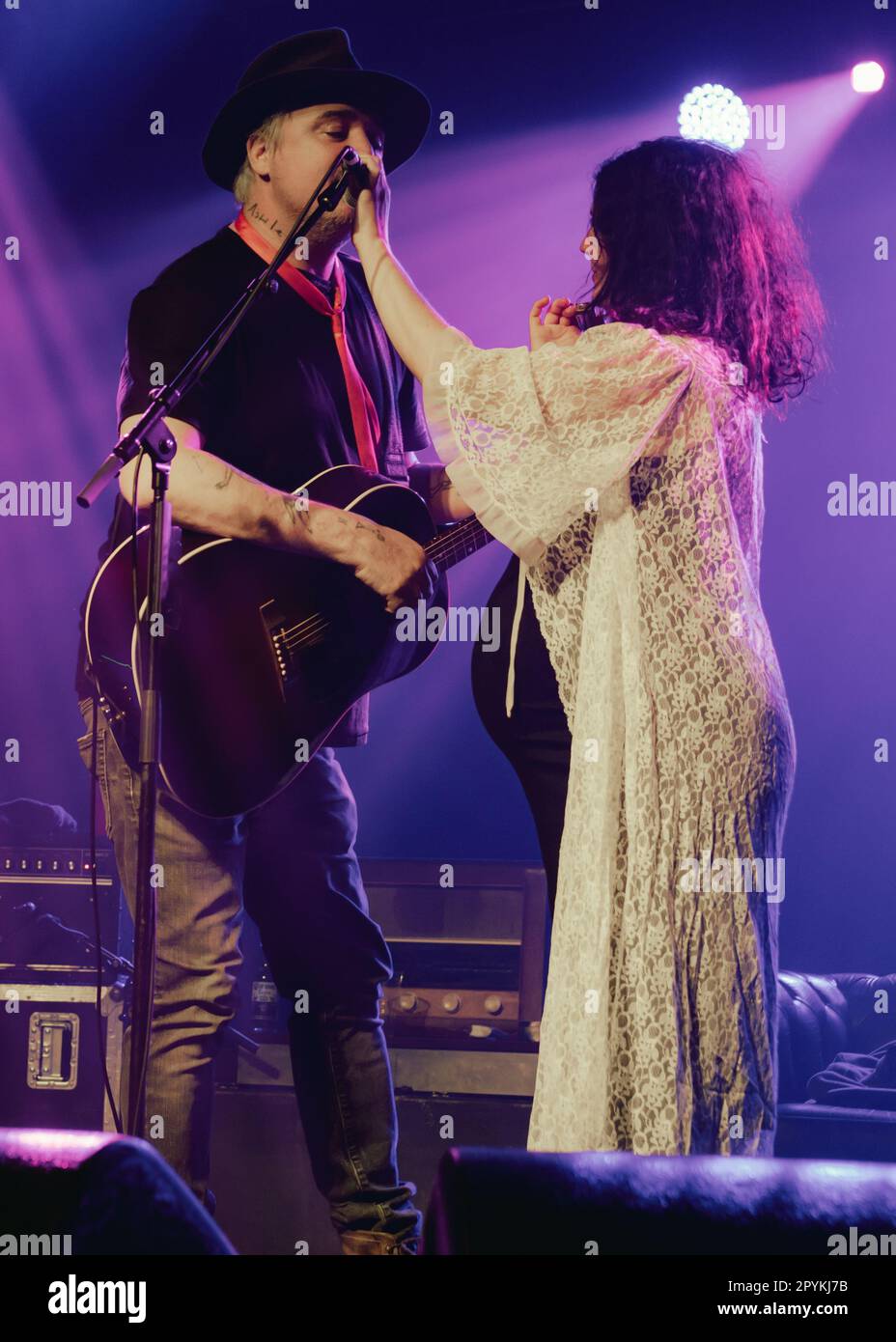 Sheffield, UK. 03rd May 2023. Peter Doherty with 8 months pregnant wife ...