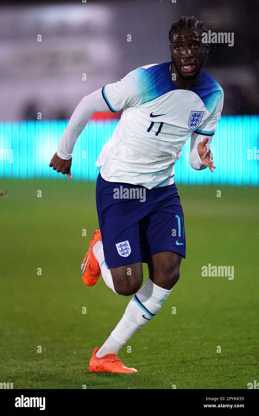 England's Sam Iling-Junior during the international friendly match at ...