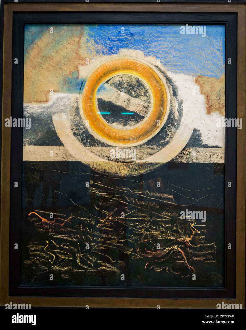 Max Ernst painting The Wheel of Sun, ,Kunstmuseum Basel, Basel ...