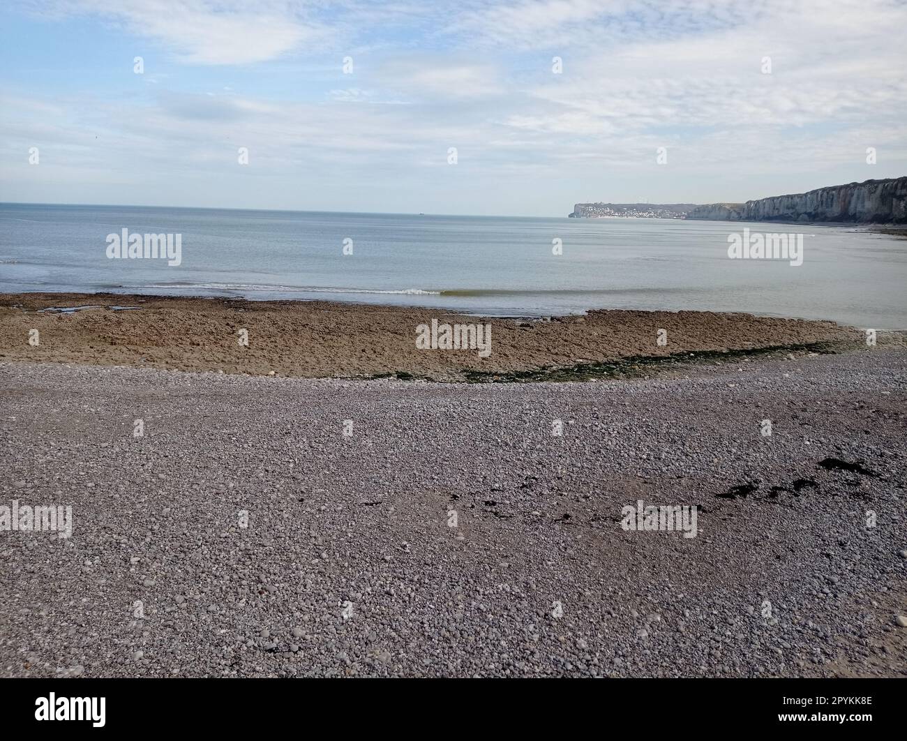 La plage de Yport , Seine Maritime, France Stock Photo - Alamy