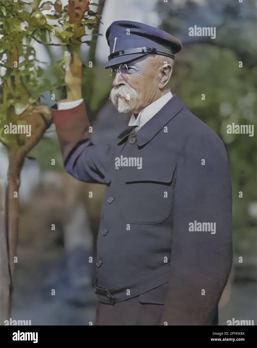 Tomas Garrigue Masaryk - portrait of the Czech diplomat and politician ...