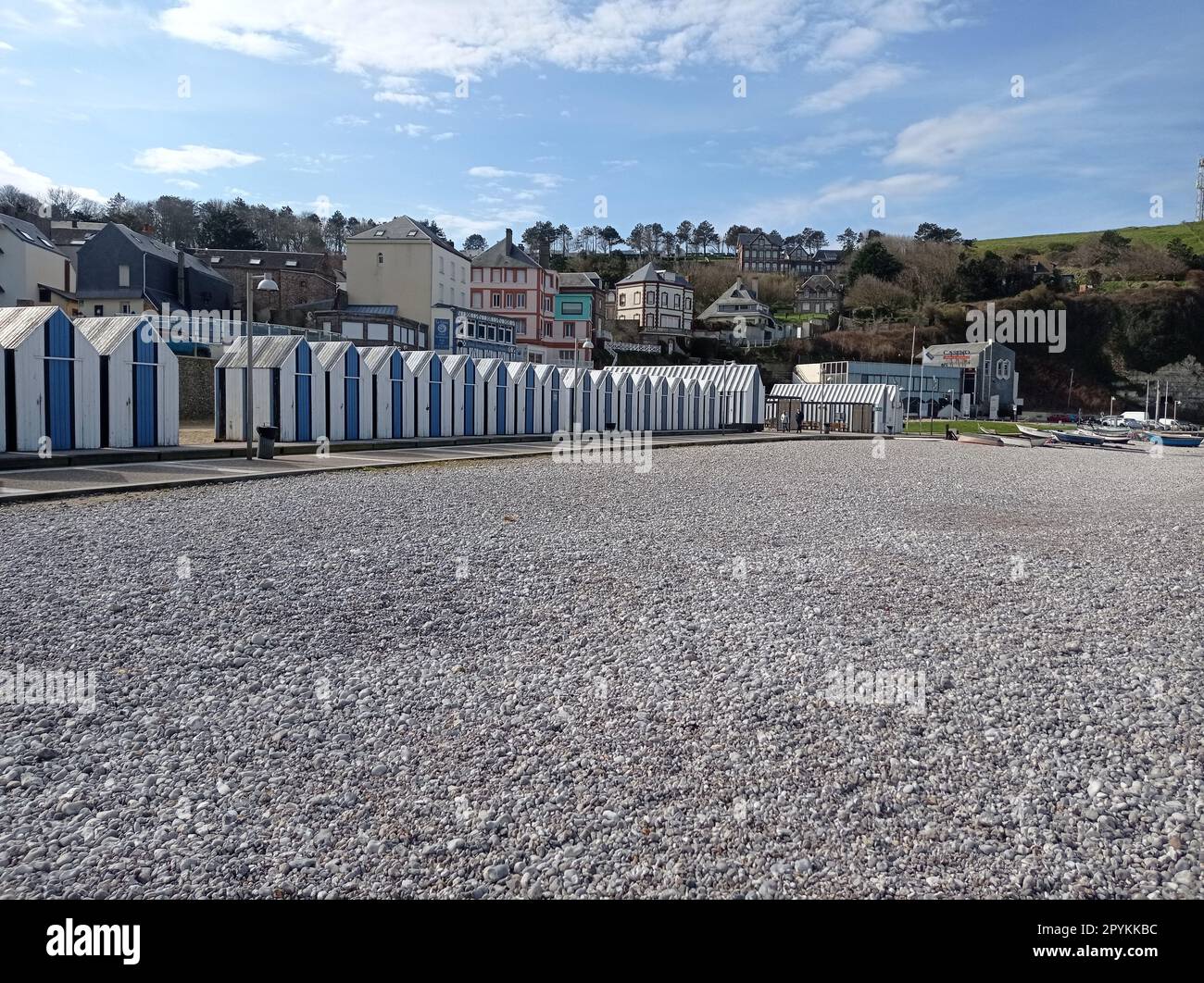 La plage de Yport , Seine Maritime, France Stock Photo - Alamy