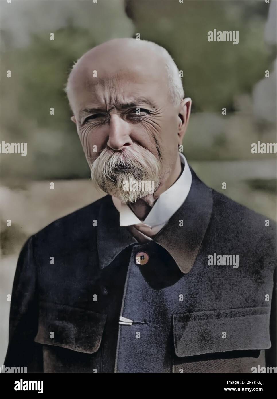 Tomas Garrigue Masaryk - portrait of the Czech diplomat and politician ...