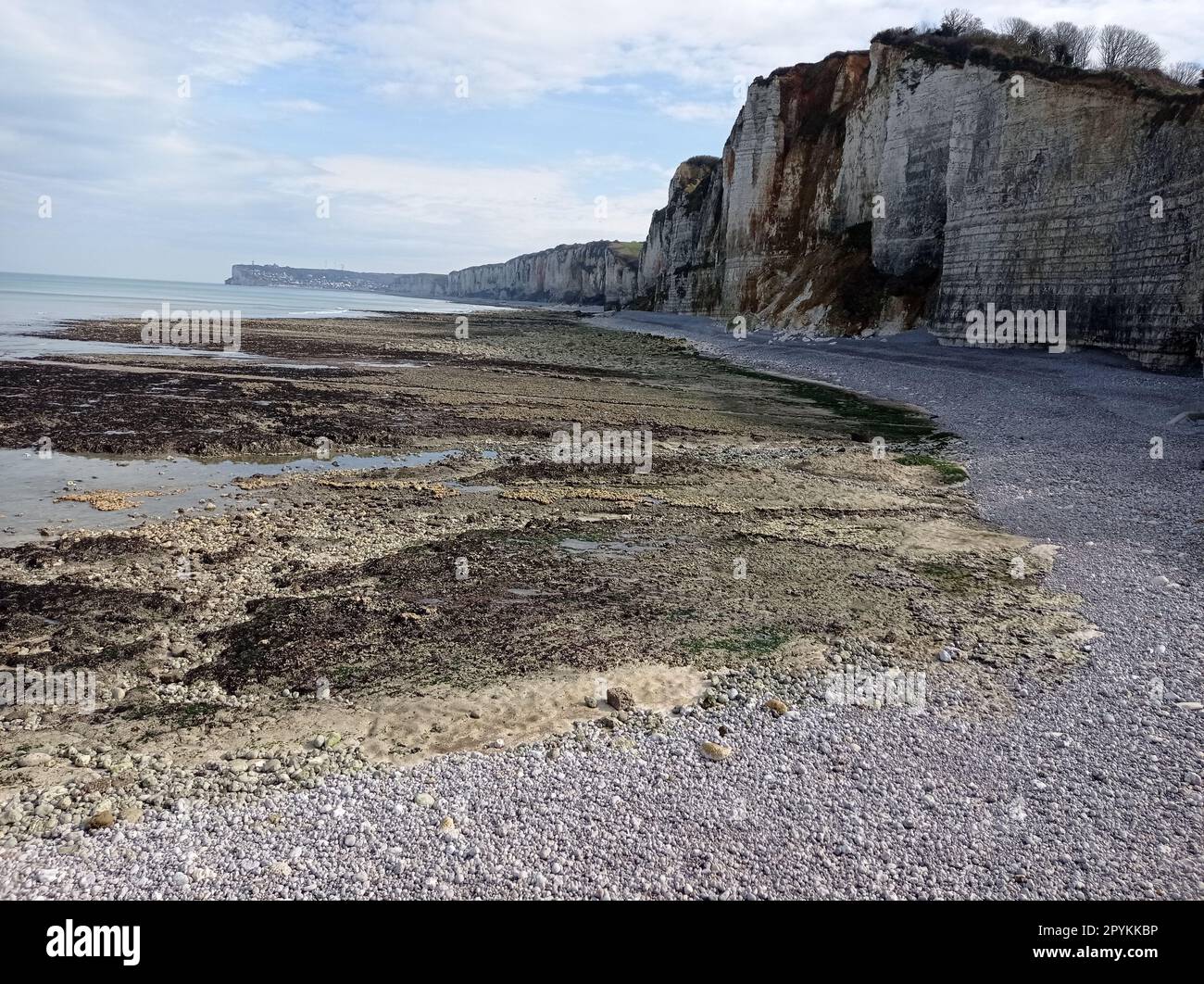 La plage de Yport , Seine Maritime, France Stock Photo - Alamy