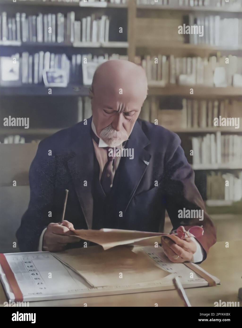 Tomas Garrigue Masaryk - portrait of the Czech diplomat and politician ...
