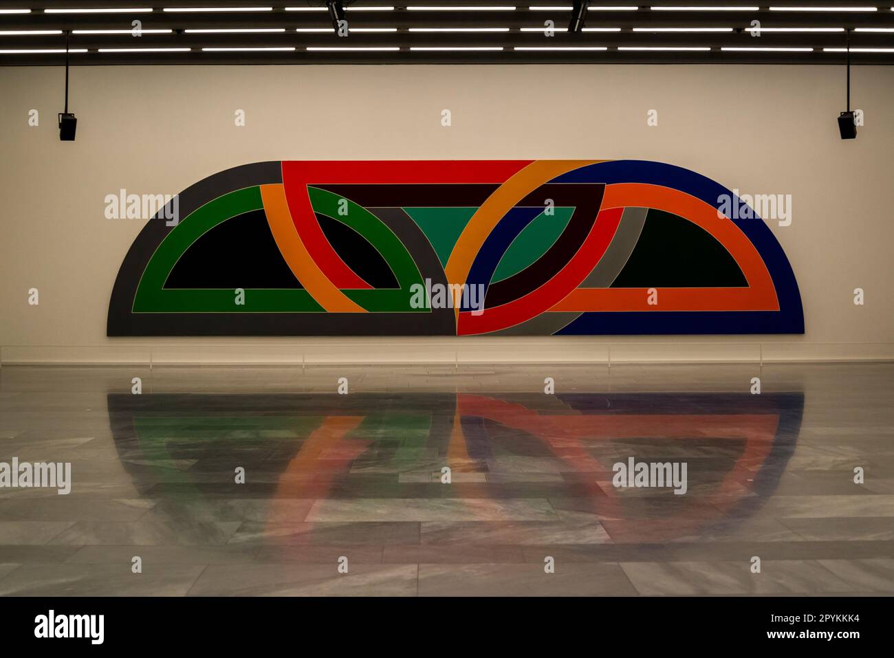 Frank Stella painting Damascus Gate, 1969, Kunstmuseum Basel, Museum of ...