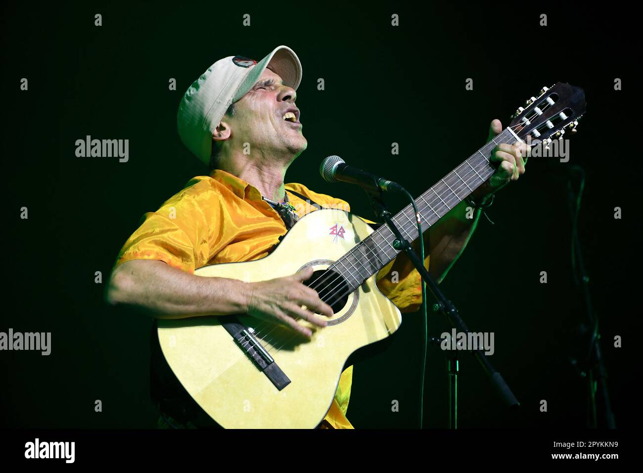 Beauvais, France. 03rd May, 2023. French musician Manu Chao performs ...