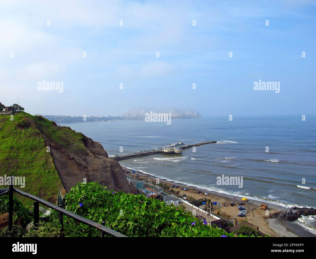 The coastline Miraflores in Lima, Peru Stock Photo - Alamy