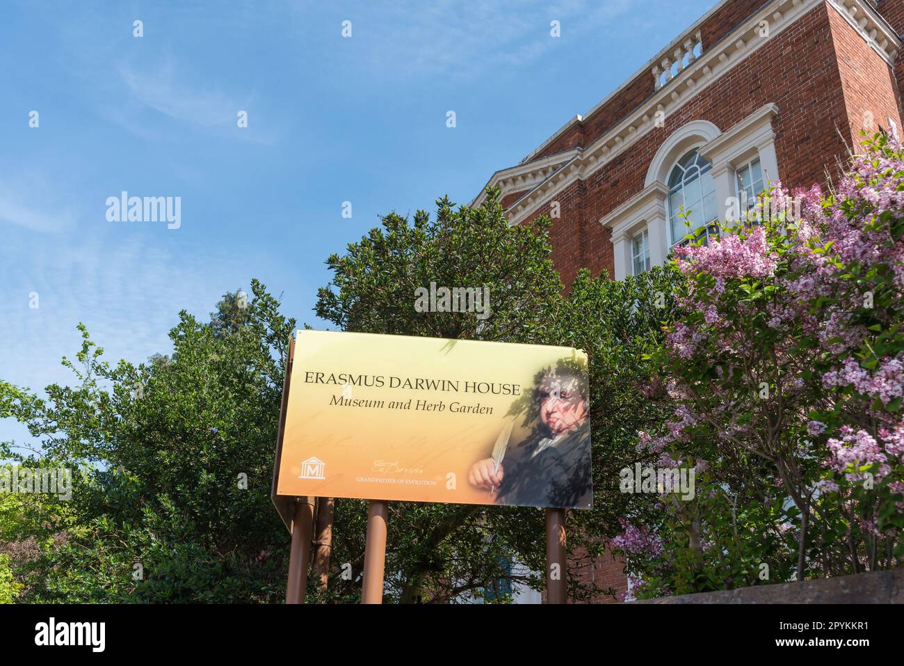 Erasmus Darwin House and Museum in Lichfield, Staffordshire, England ...