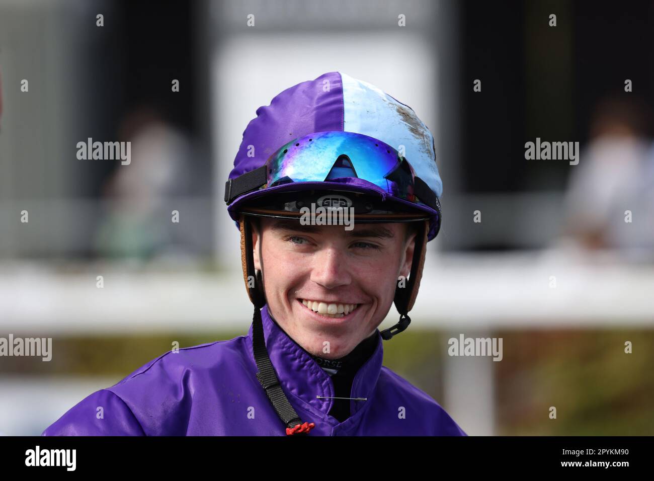 Jamie Powell, Jockey at Curragh Racecourse, County Kildare. Picture ...