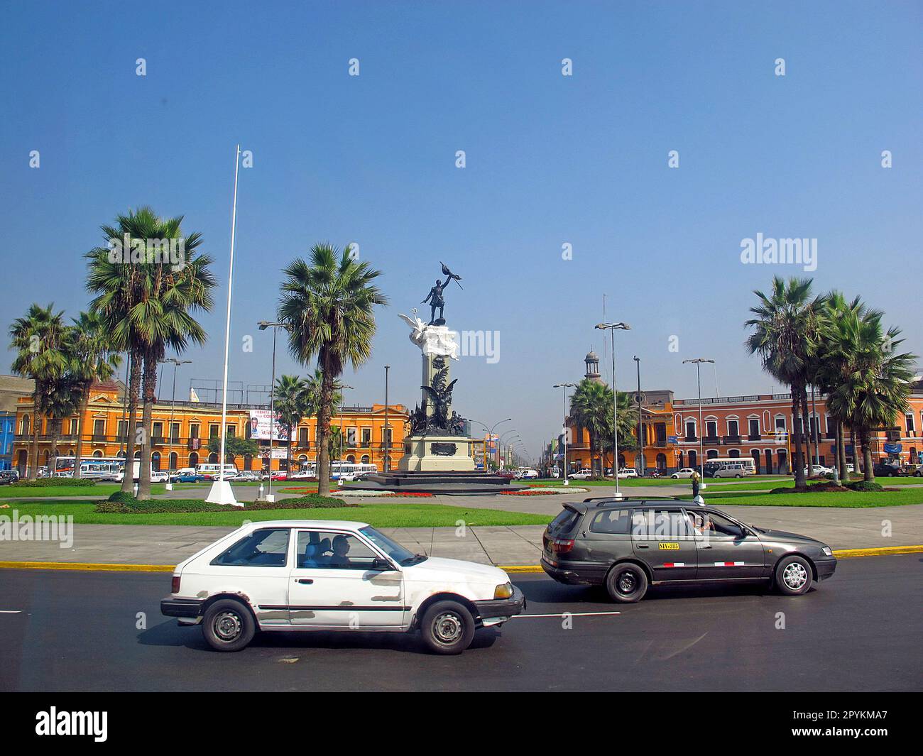 The statue in Lima, Peru, South America Stock Photo - Alamy