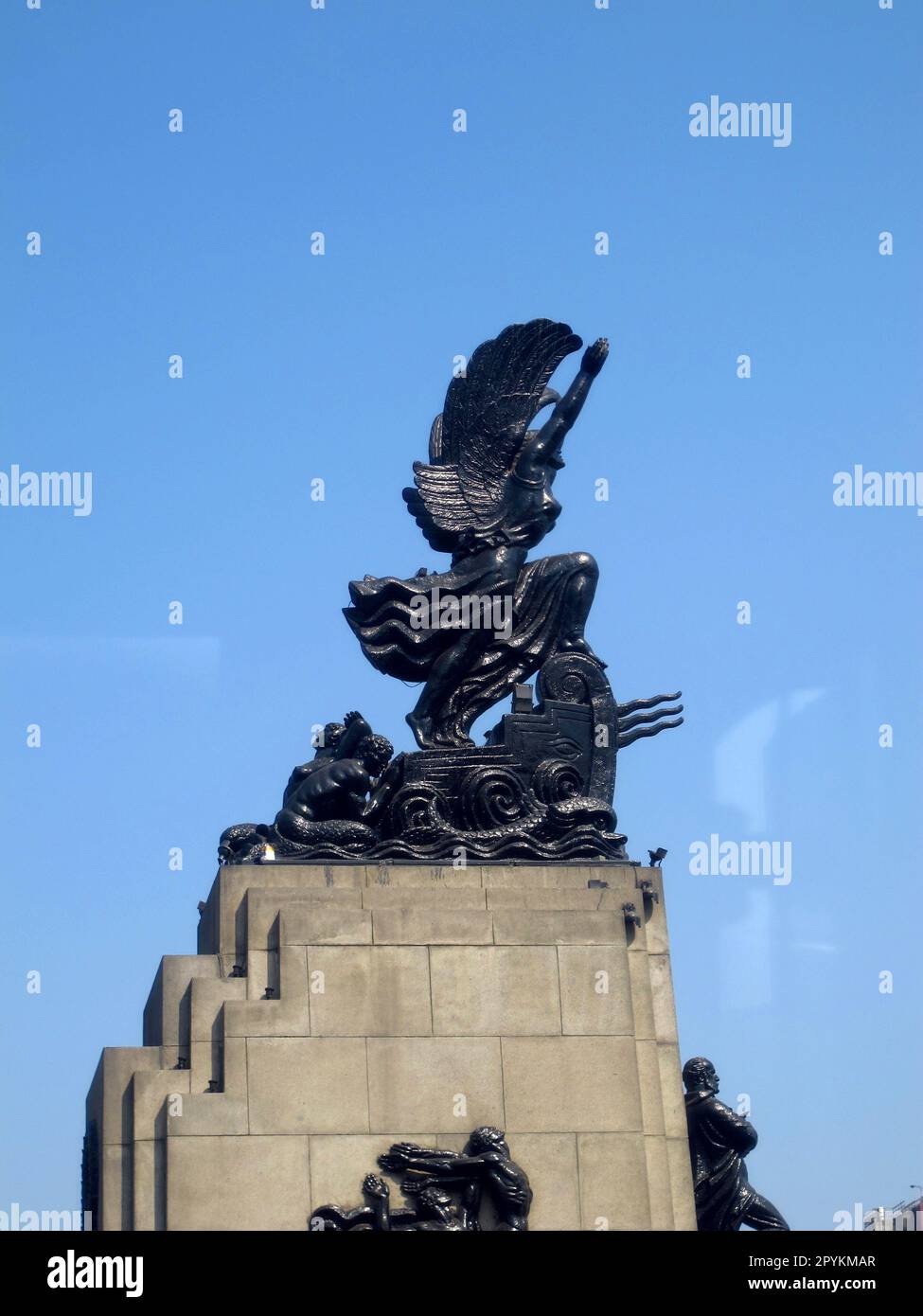 The statue in Lima, Peru Stock Photo - Alamy