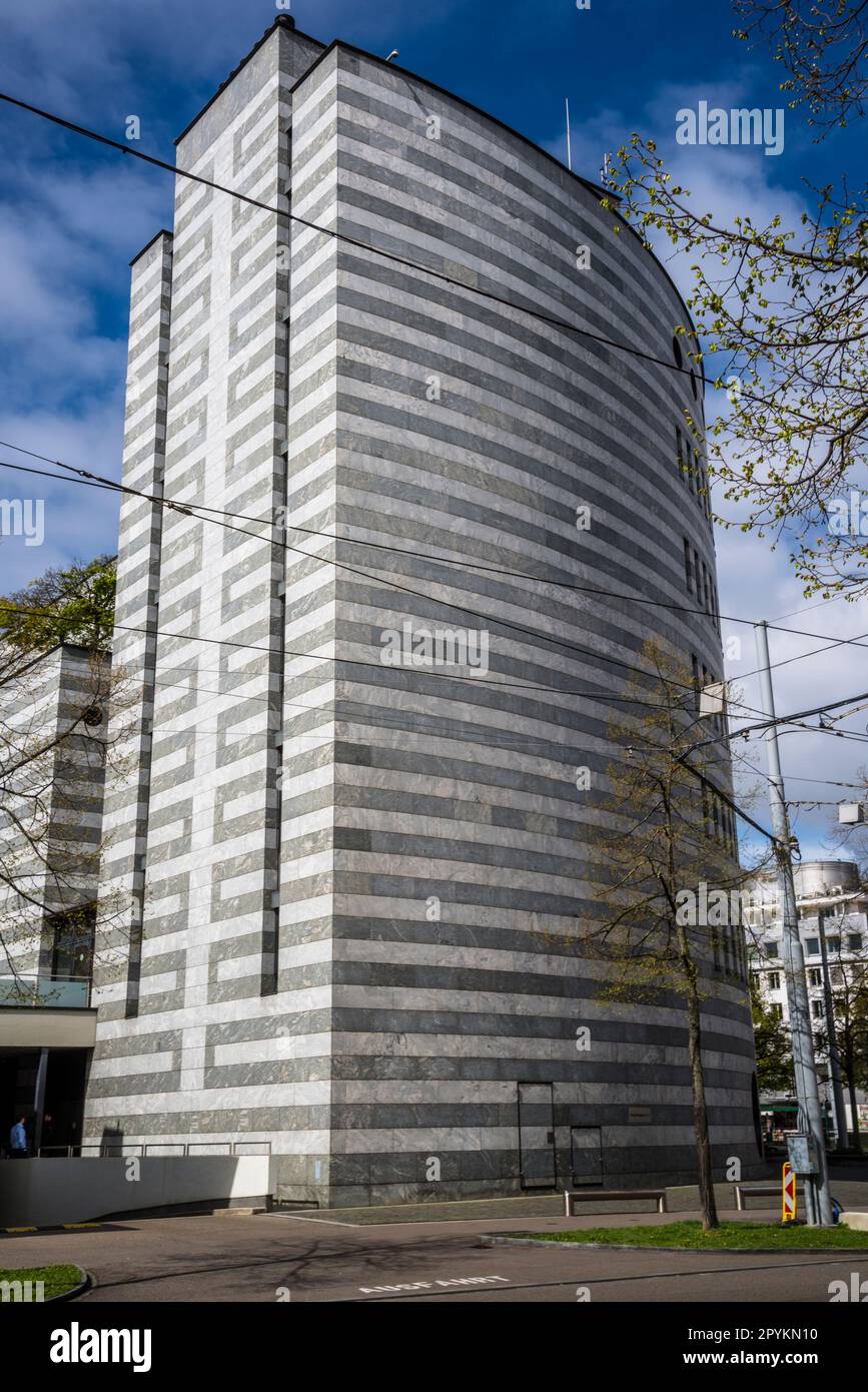 BIZ building by Mario Botta, Basel, Switzerland Stock Photo - Alamy
