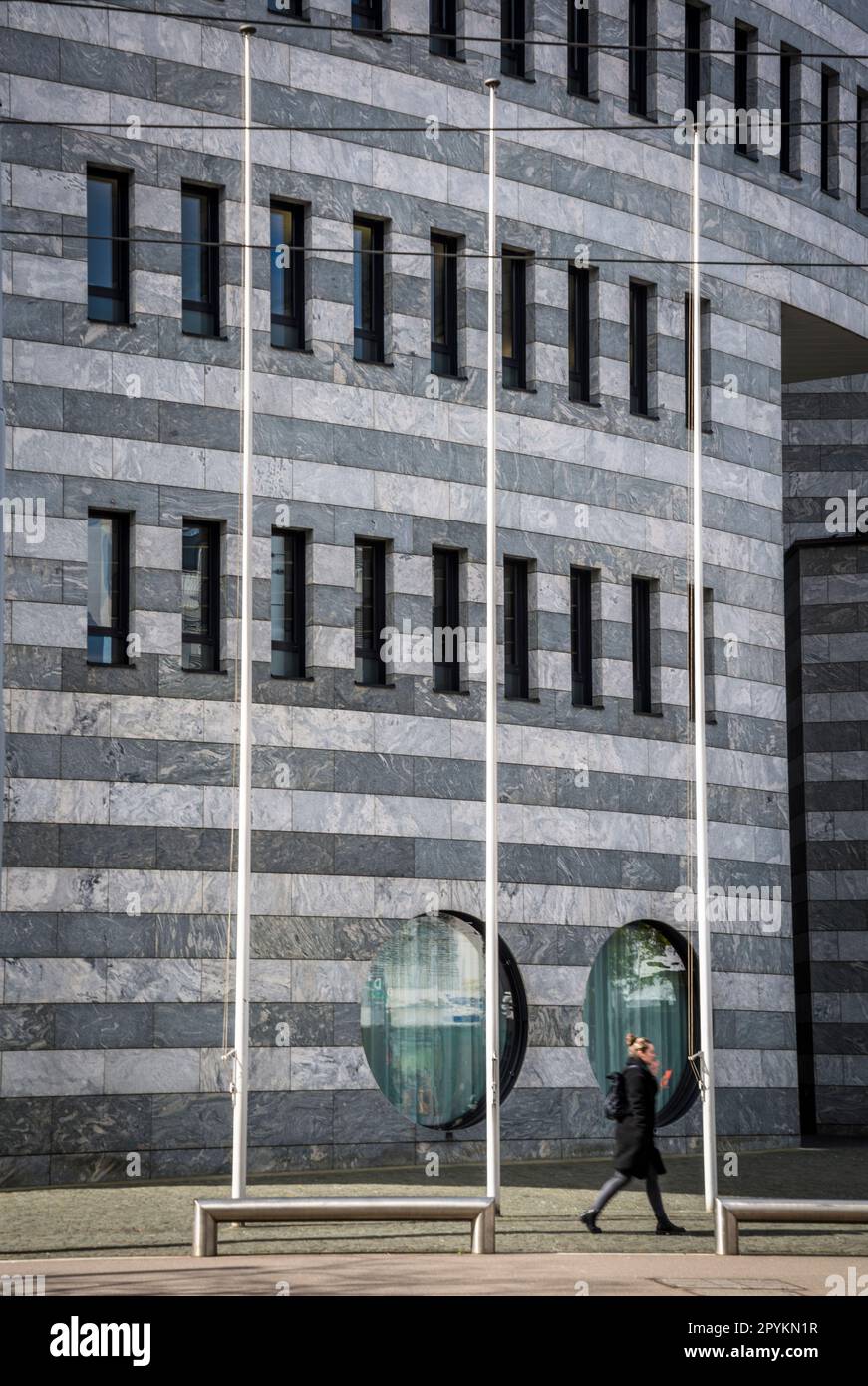 BIZ building by Mario Botta, Basel, Switzerland Stock Photo - Alamy