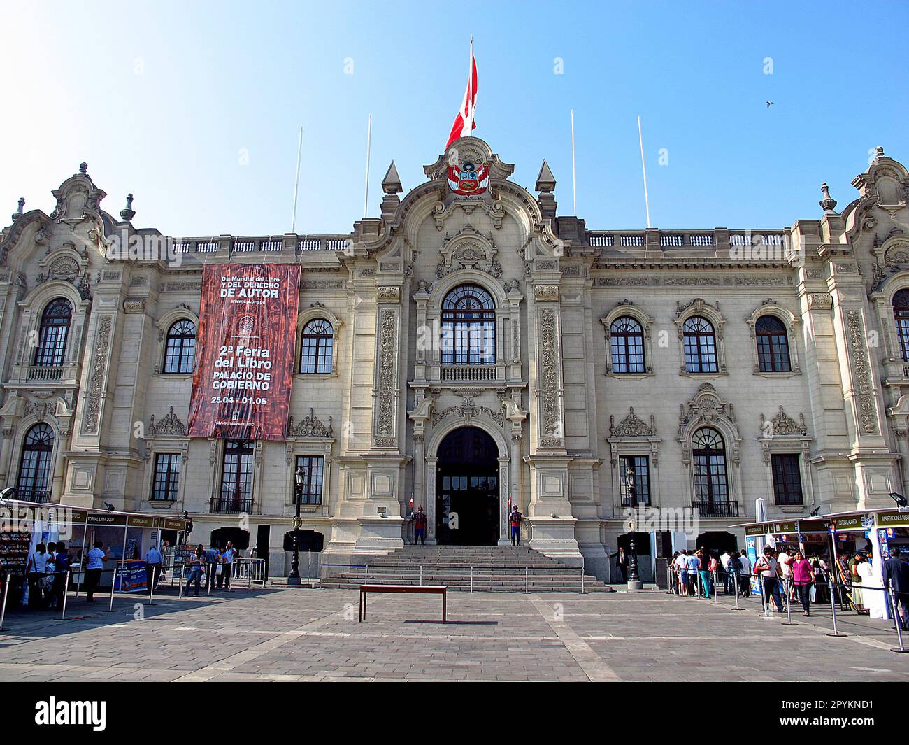 Presidential Palace, Palacio de Gobierno, Lima city, Peru, South ...