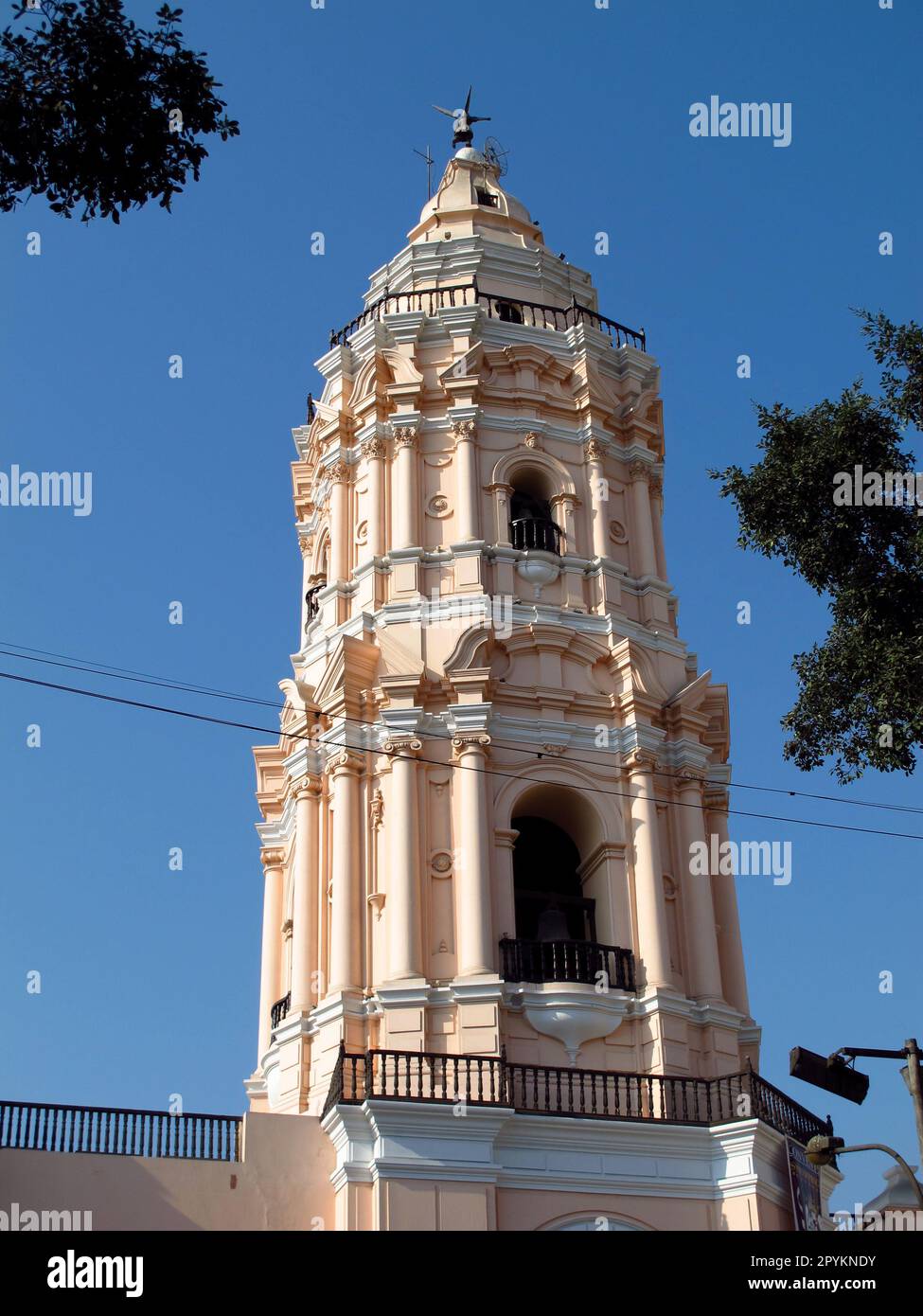 The church in Lima city, Peru Stock Photo - Alamy