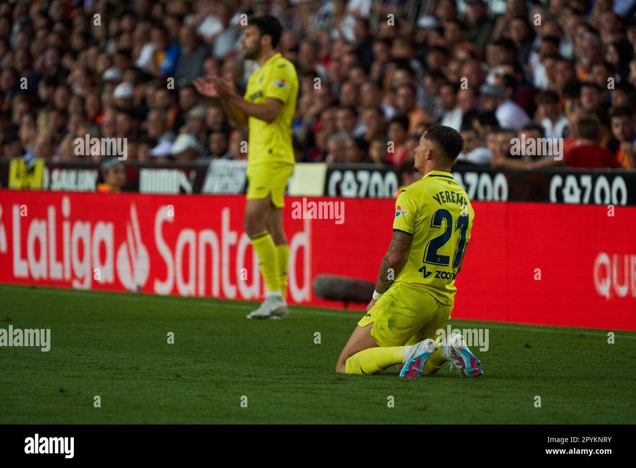 Valencia, Spain. 03rd May, 2023. Yeremy Jesus Pino Santos of Villarreal ...