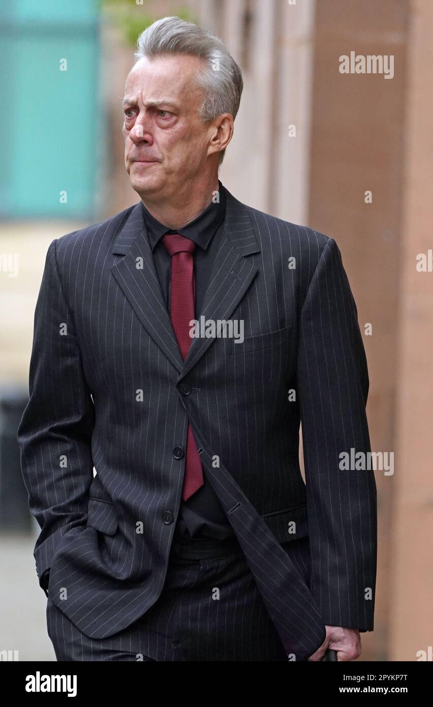 Actor Stephen Tompkinson arrives at Newcastle Crown Court where he is ...