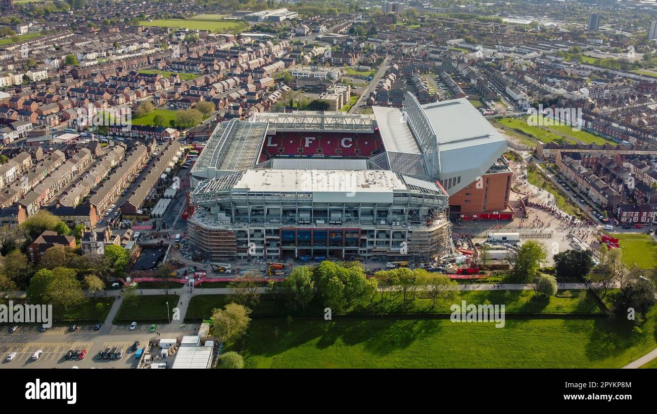 Anfield aerial hi-res stock photography and images - Alamy