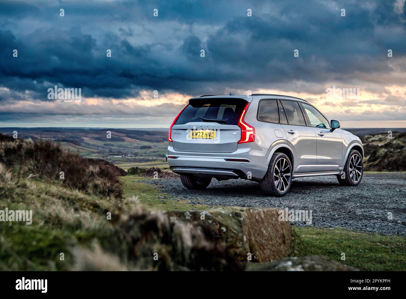 Handout photo of Volvo XC90. See PA Feature LIFESTYLE MOTORING road ...