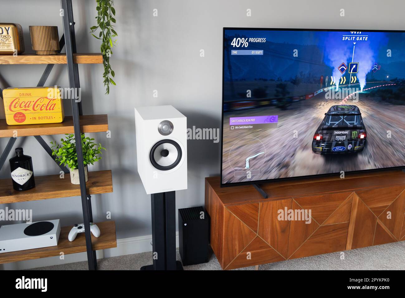 LONDON - APRIL 15, 2023: Forza Horizon Xbox game on 4K OLED TV in ...