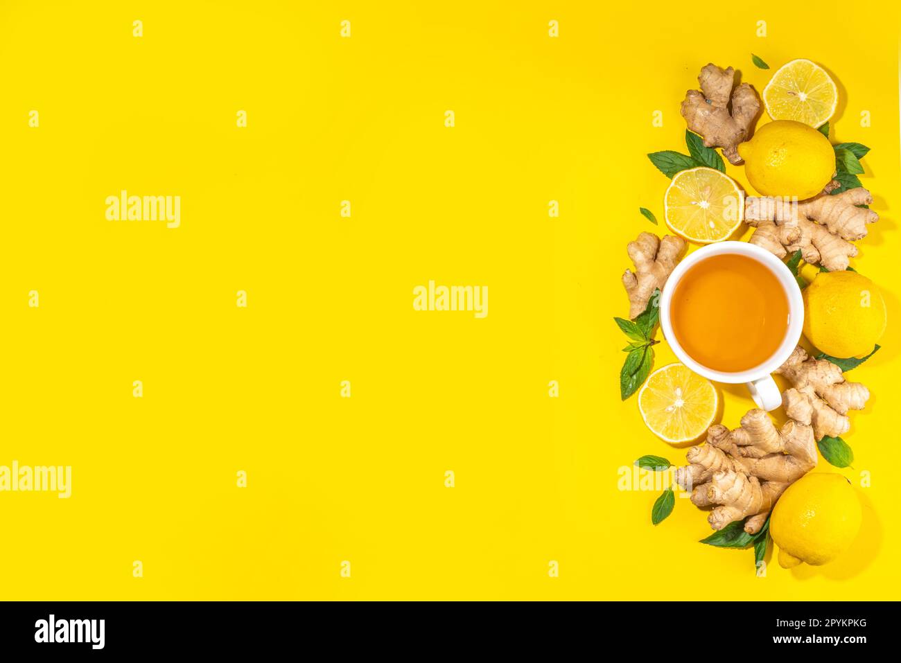 Healthy organic vegan immunity booster, herbal drink. Antioxidant anti ...