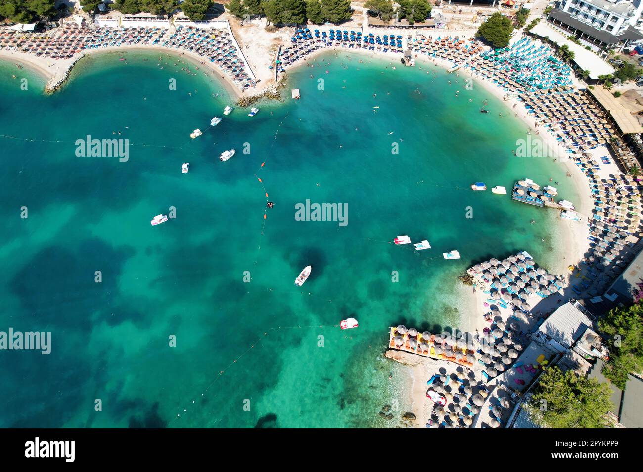 Ksamil Islands, southern Albania. Albanian Riviera Stock Photo - Alamy