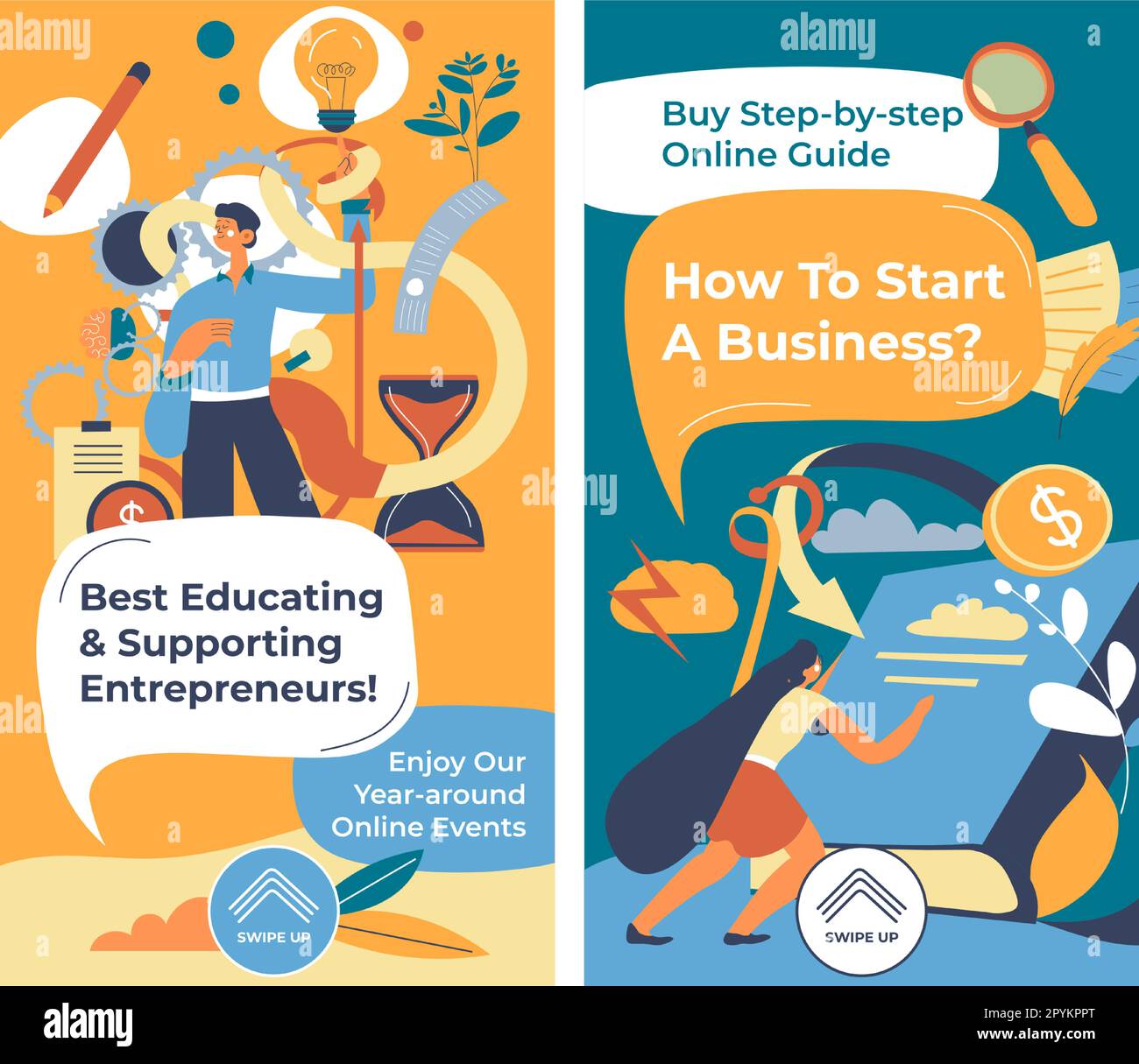 Entrepreneurs technology Stock Vector Images - Alamy