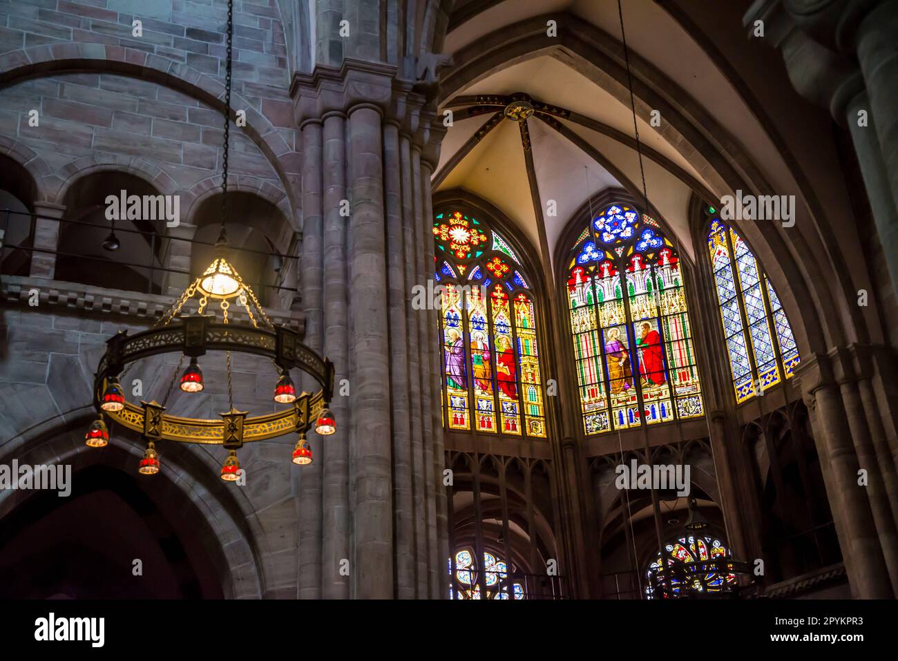 Basel Minster, originally a Catholic cathedral and today a Reformed ...