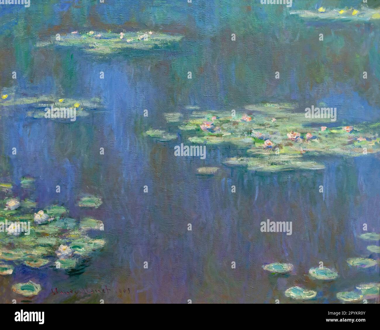 Water Lilies, Les Nympheas, Claude Monet, 1905 Stock Photo - Alamy