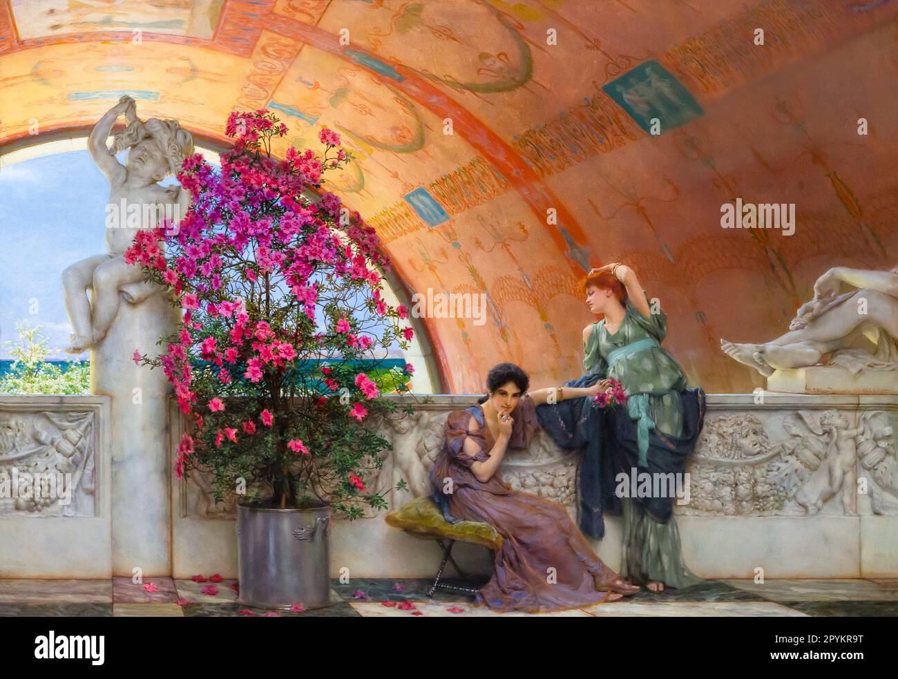 Unconscious Rivals, Lawrence Alma-Tadema, 1893 Stock Photo - Alamy