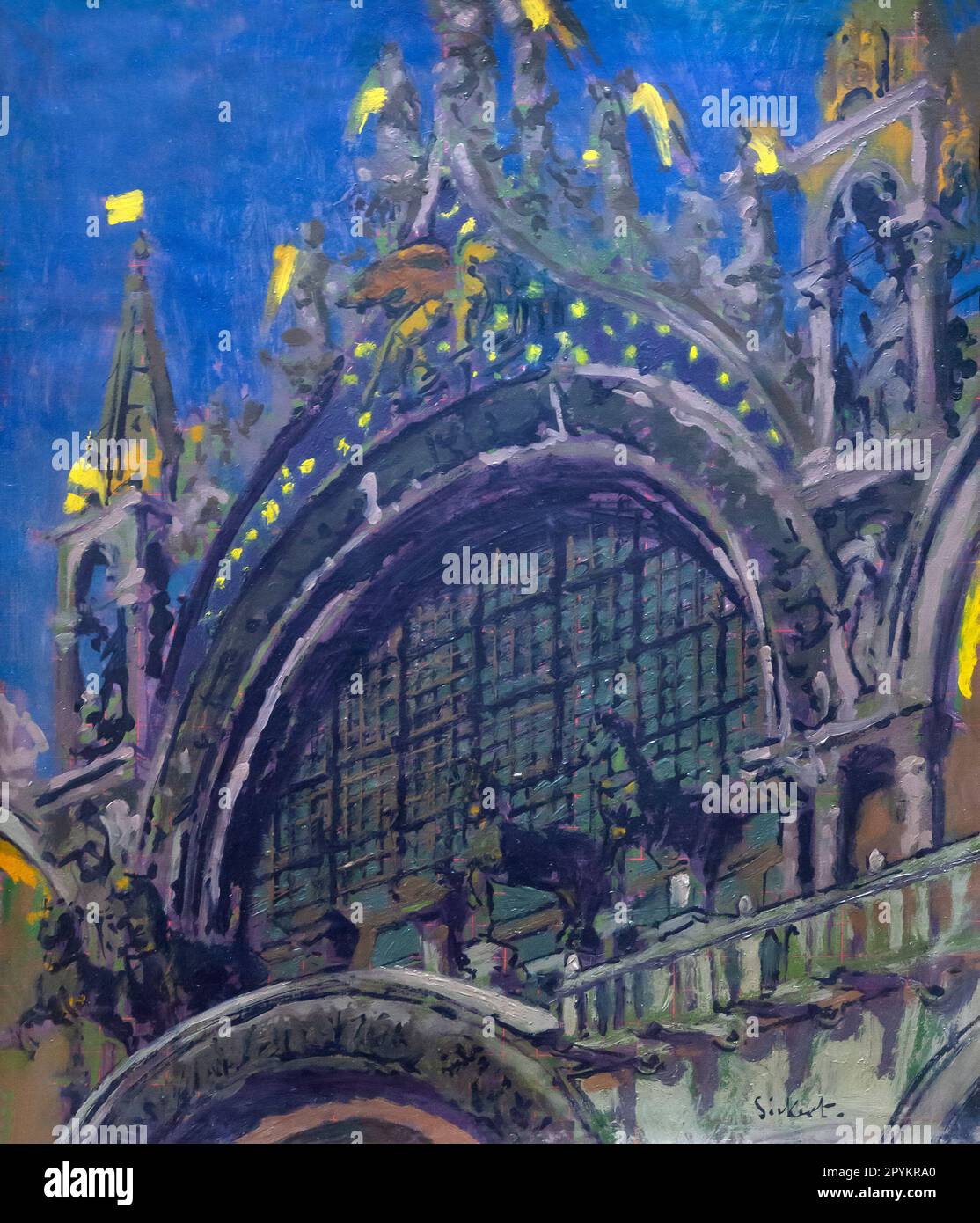 The Horses of St Mark's, Walter Richard Sickert, 1901-1906 Stock Photo ...