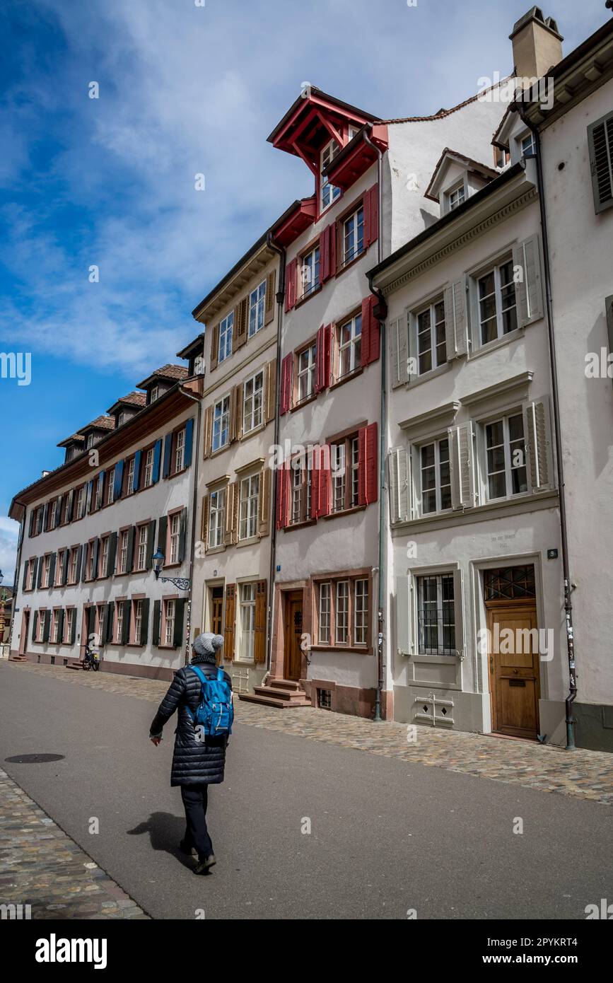 Pedestrianised zone of the Old Town with atmospheric streets and ...