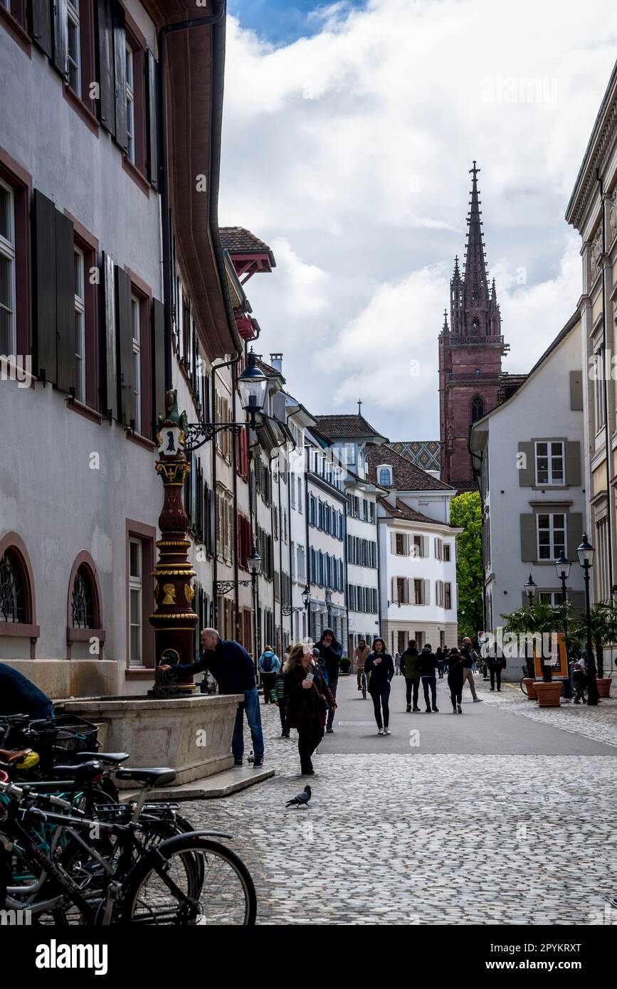 Pedestrianised zone of the Old Town with atmospheric streets and ...