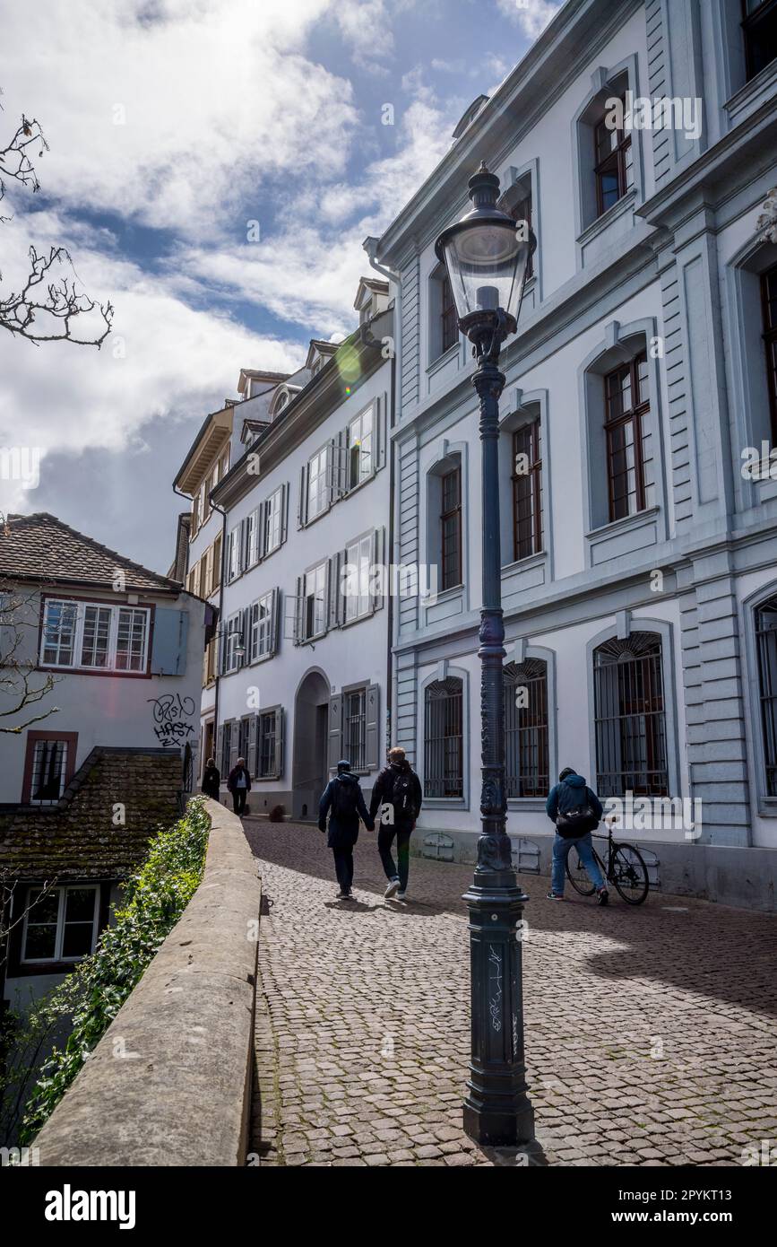 Pedestrianised zone of the Old Town with atmospheric streets and ...