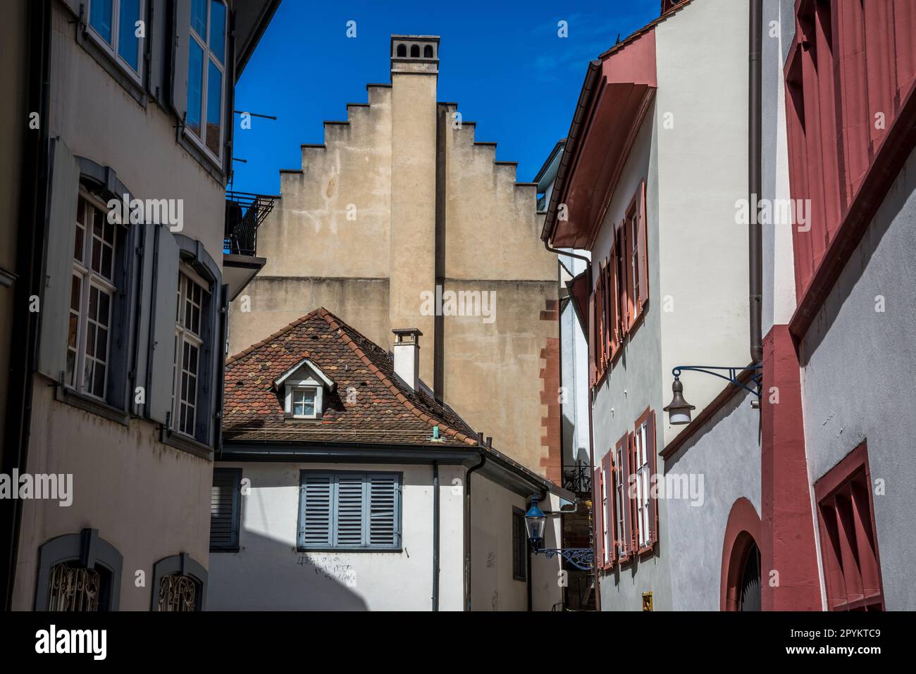 Pedestrianised zone of the Old Town with atmospheric streets and ...