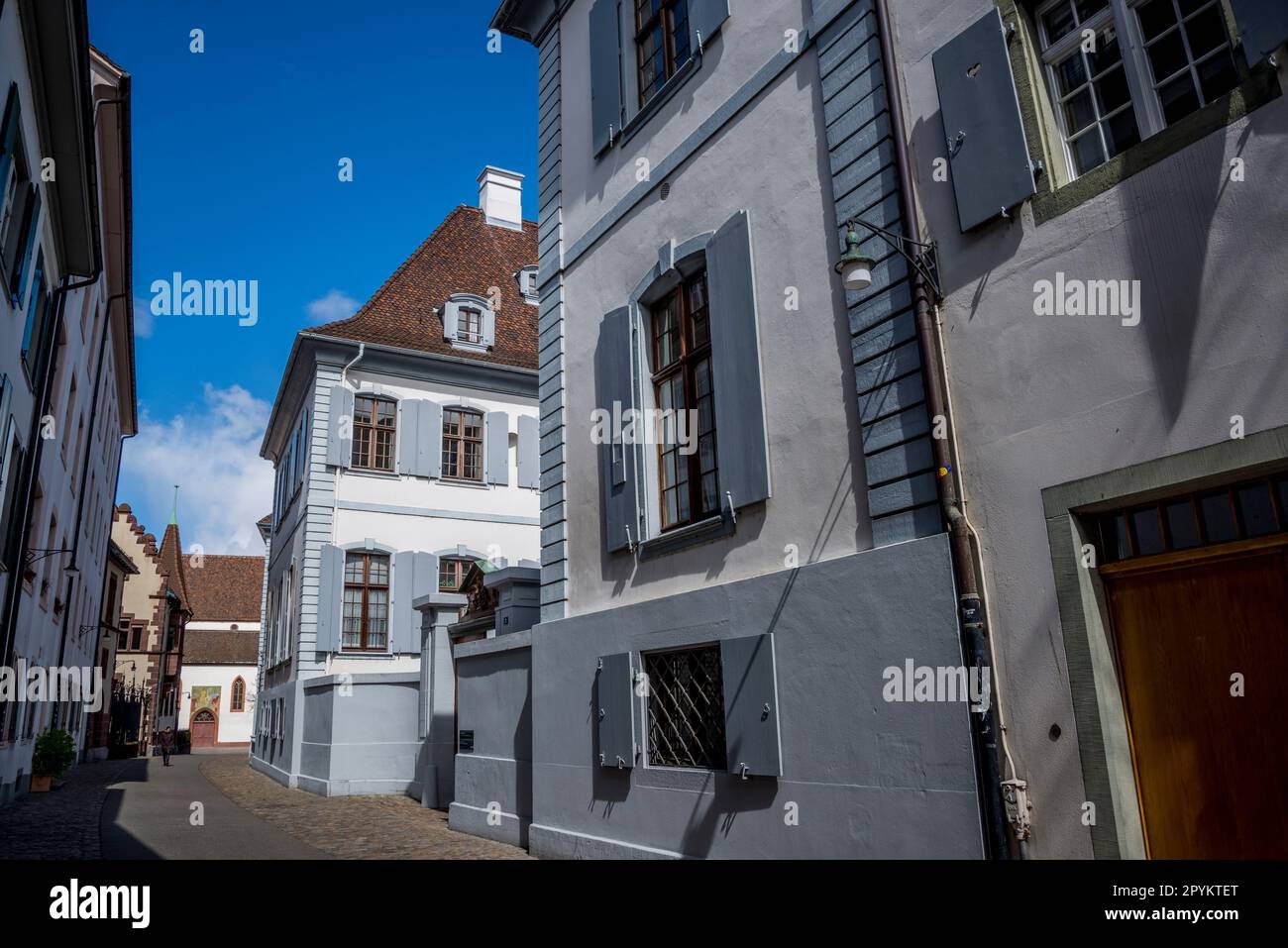 Pedestrianised zone of the Old Town with atmospheric streets and ...