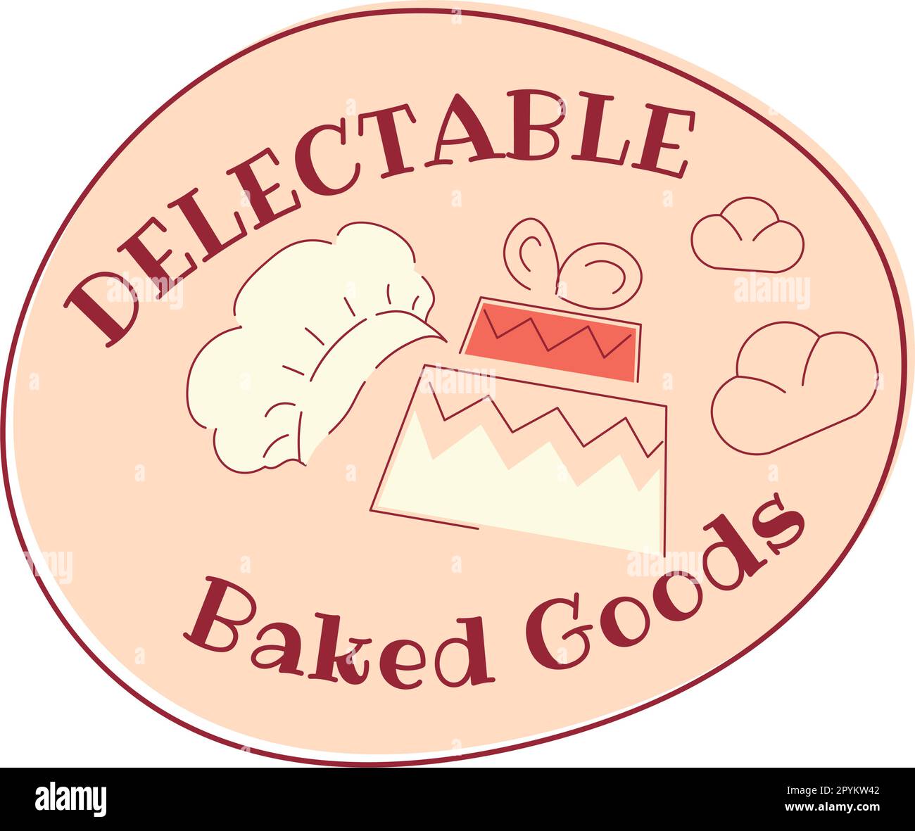 Delectable baked good, label for bakery shops Stock Vector Image & Art ...