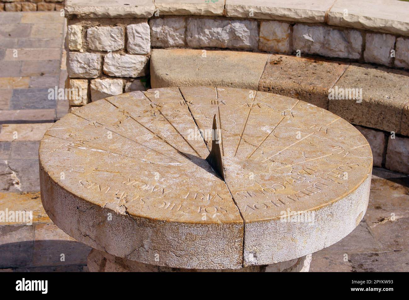 The picture was taken in Spain, in the ancient city of Tarragona. The ...