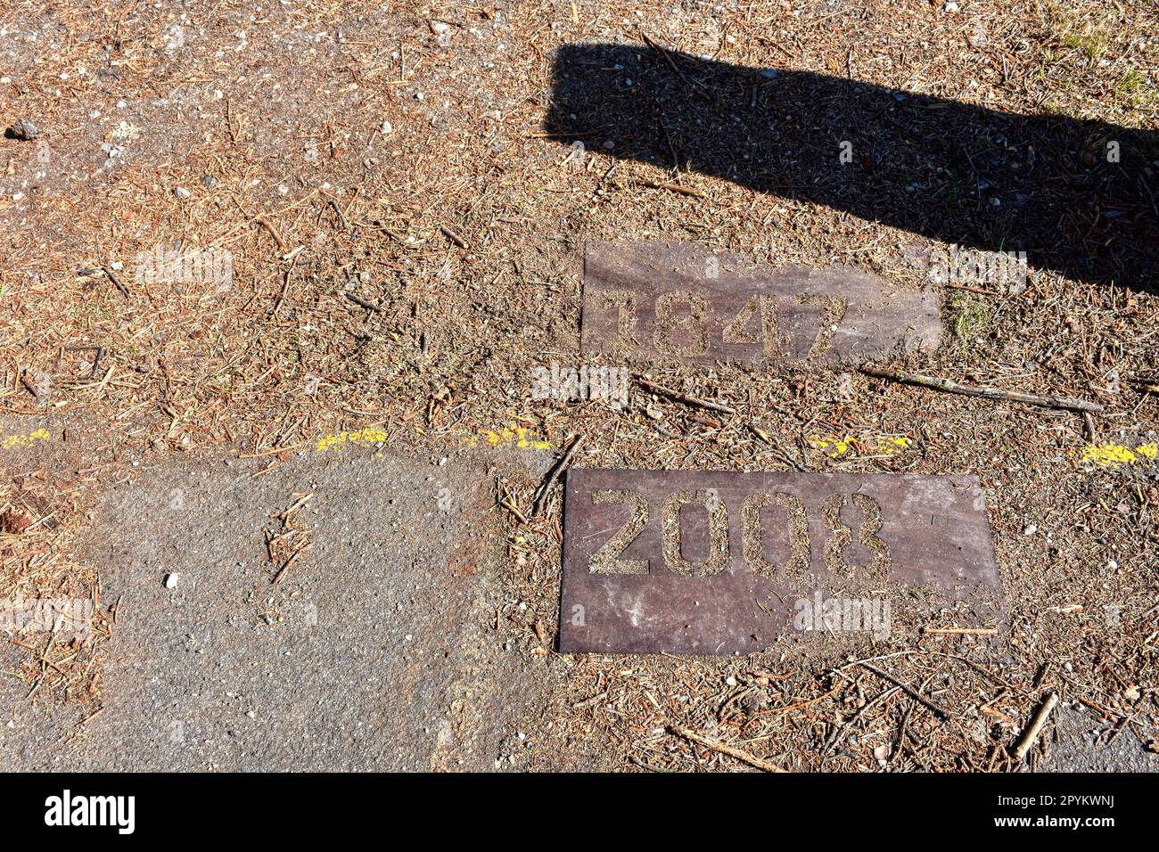 Rasner Brücken, Straßenbelag, Asphalt, Beton, Rusel, Schotter ...